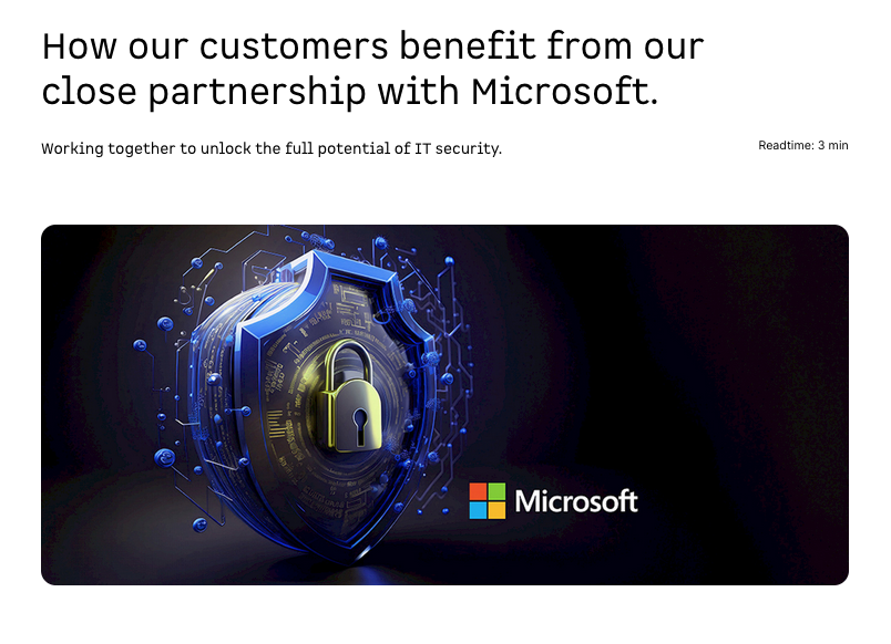 Microsoft Partnership | water IT Security GmbH