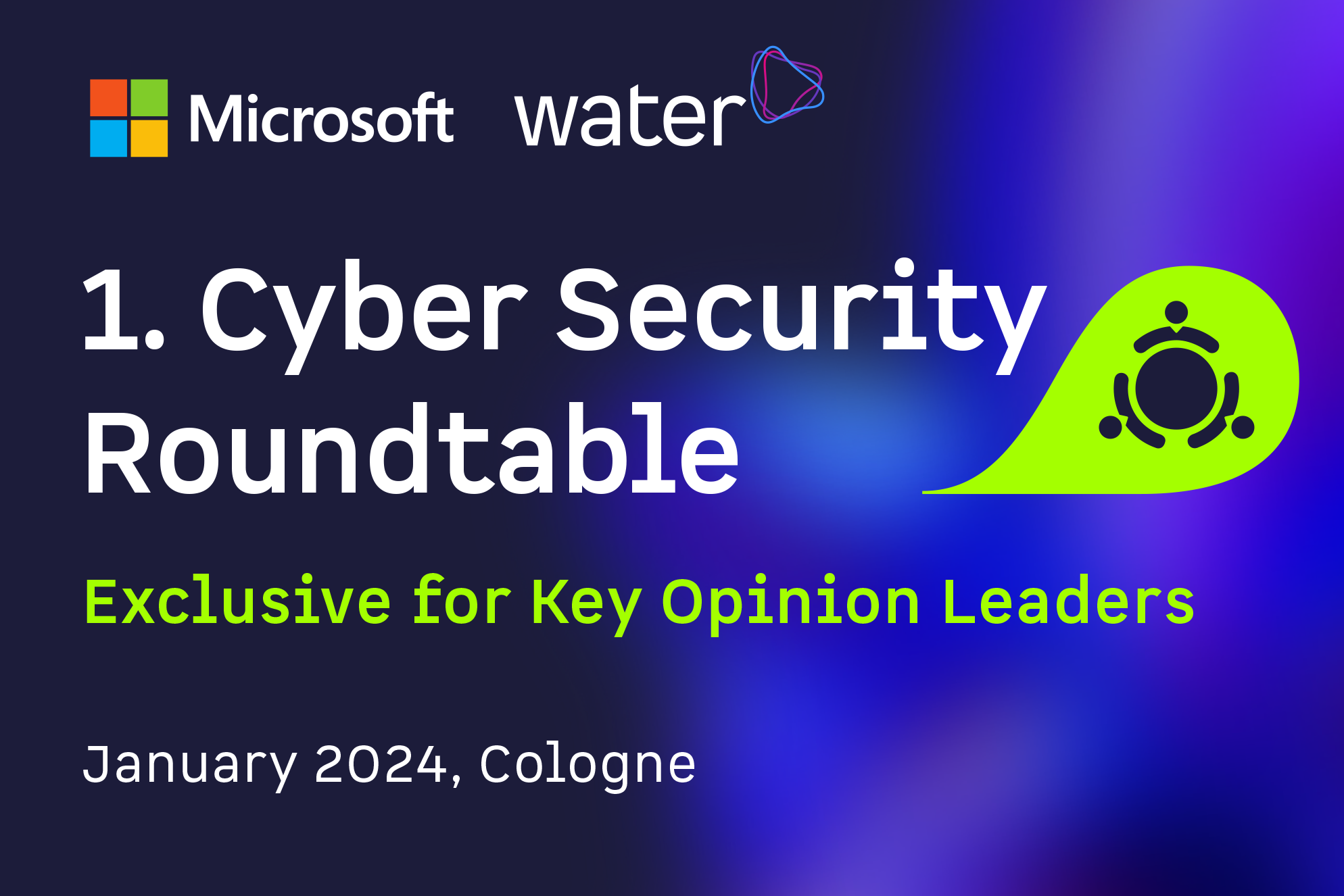 Cyber Security Roundtable | water IT Security GmbH